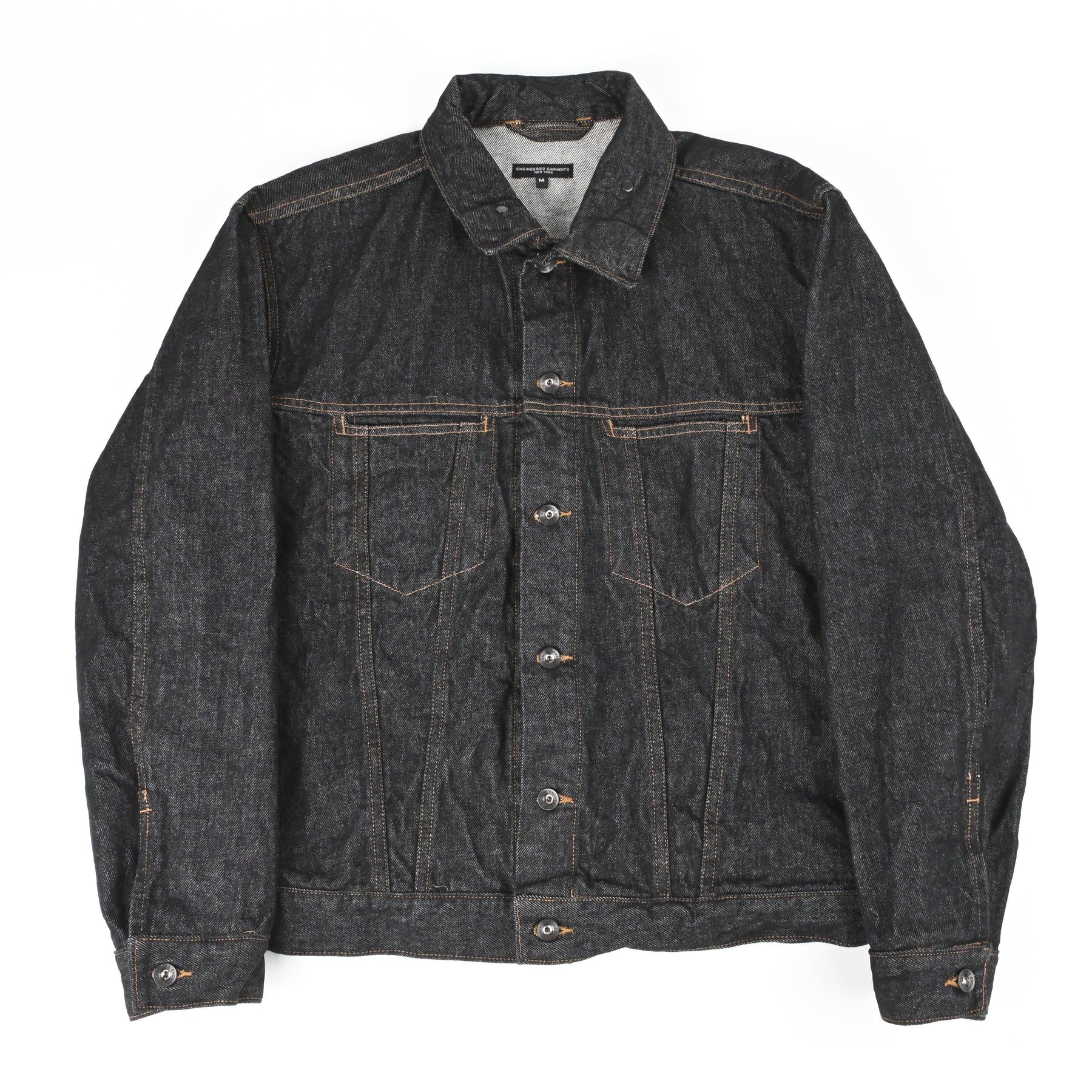 Type 5 Jean Jacket - 14oz Cone Denim Black– BASIES